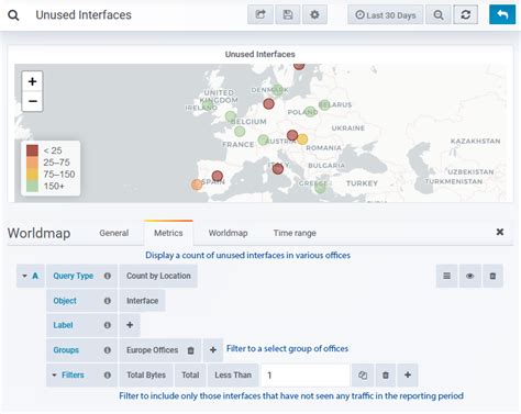 dashboard query types statseeker documentation