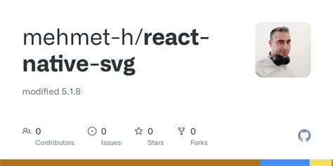 GitHub Mehmet H React Native Svg Modified