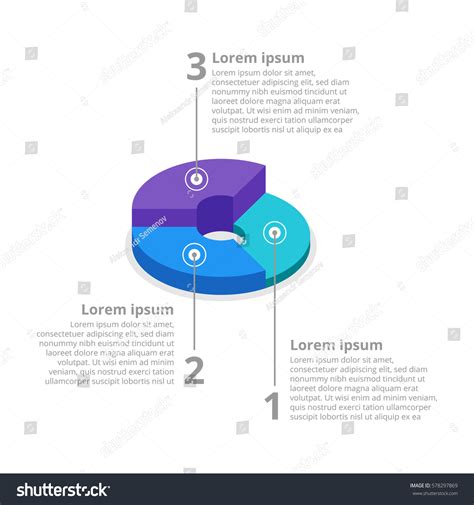 Pie Chart Isometric Stock Vectors Images Vector Art Shutterstock