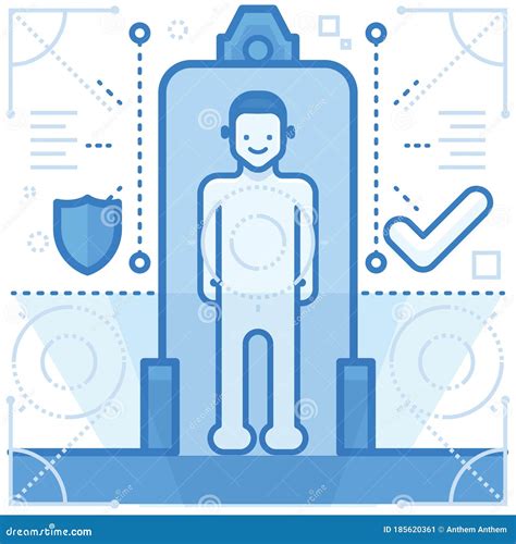 Scans Illustration Editable Stroke Vector Illustration Eps10 Stock