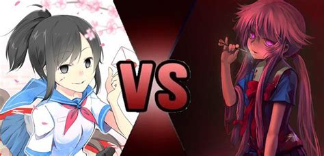 Ayano Aishi Vs Yuno Gasai Yandere Simulator Vs Future Dairyteenaged