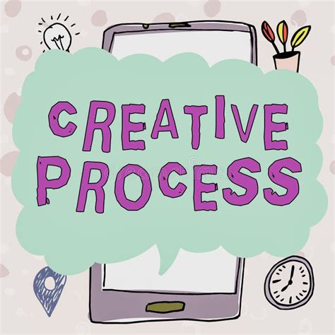 Writing Displaying Text Creative Process Word Written On Connecting