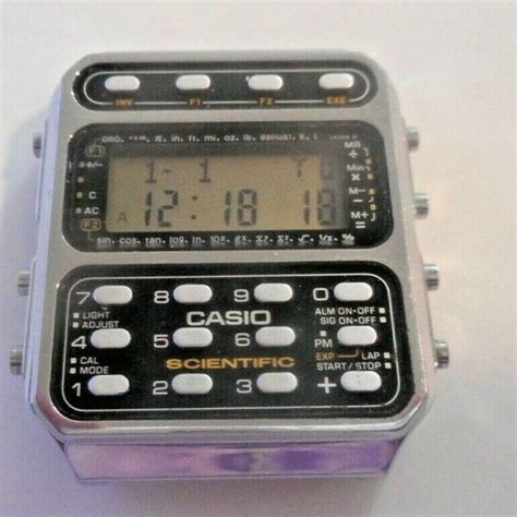 Casio Cfx 200 Scientific Calculator Watch Japan Working ~ No Band