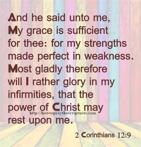And He Said Unto Me 2 Corinthians 12 9