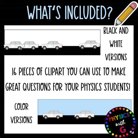 Motion Diagrams Physics Clipart By Physics With G Tpt