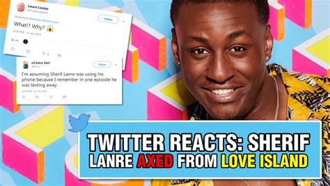 Why Was Sherif Kicked Off Love Island Show Will Mention Shock Exit On