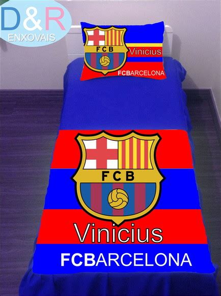 Conjunto Futebol Cortina E Colcha Personalizada Elo7