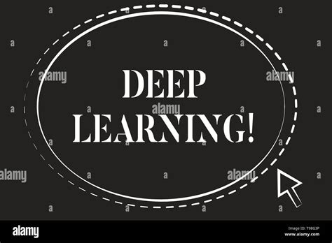 Conceptual Hand Writing Showing Deep Learning Concept Meaning The Collection Of Algorithms Used