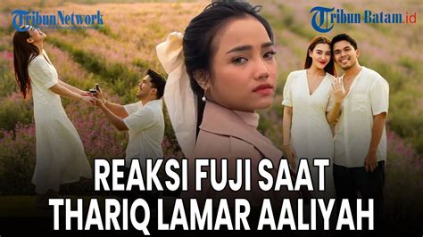 Reaksi Fuji Saat Thariq Halilintar Lamar Aaliyah Massaid Disorot - YouTube