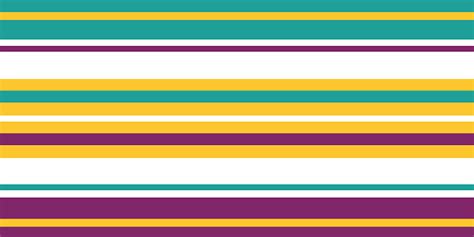 밝은 벡터 스트라이프 원활한 테두리 청록색 보라색 부르고뉴 노란색 흰색 얇고 두꺼운 줄무늬의 배너 선형 수평 기하학적 설계 리본