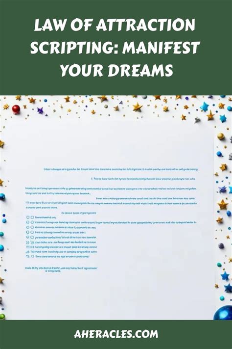 law of attraction scripting manifest your dreams in 2024 law of