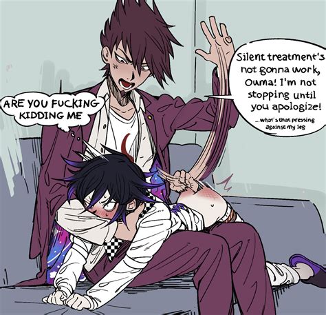 Oma Kokichi And Momota Kaito Danganronpa And 1 More Drawn By Miri