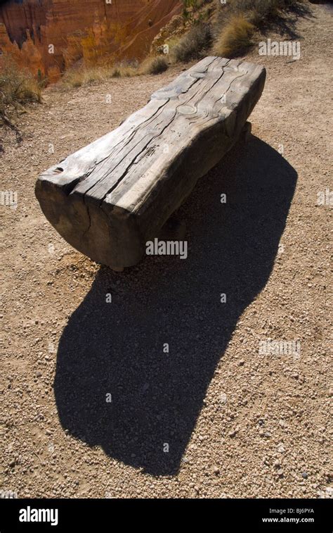 Split Log Bench Hi Res Stock Photography And Images Alamy