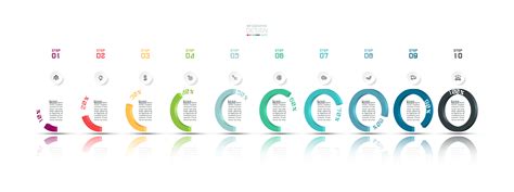 10 Circle Infographic Free Vector Art 44 Free Downloads
