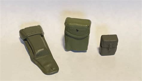 Vintage Military Alice Pouch Lot 1 6 Scale For 12 Inch Action Figure
