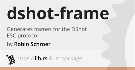 Dshot Frame — Rust Library Lib Rs