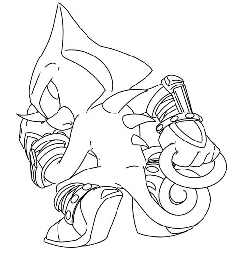 Cool Espio The Chameleon Coloring Page Download Print Or Color