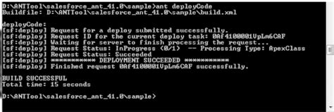 Salesforce Deployment Using Ant Migration Tool Apex Hours