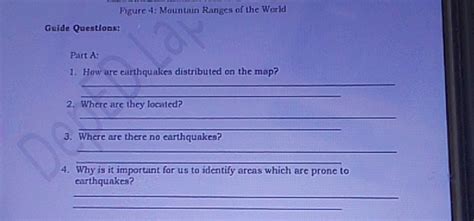 Figure 4 Mountain Ranges Of The World Guide StudyX