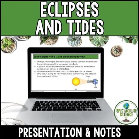Eclipses And Tides Presentation Guided Notes Spectacular Science