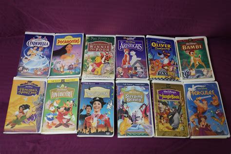 Disney Masterpiece Vhs Entire Collection Originals Rare Lot The Lion