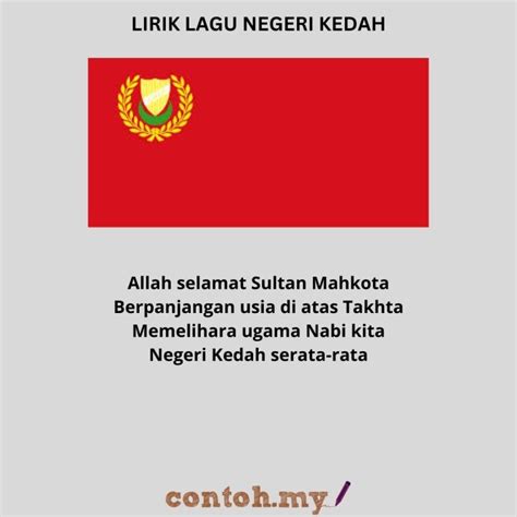 Lagu Negeri Kedah Beserta Lirik Audio Dan Video