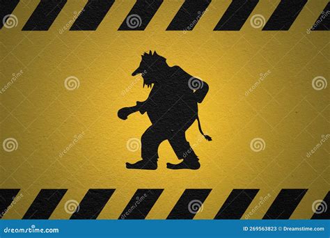 Troll Warning Sign Stock Illustration Illustration Of Sign 269563823