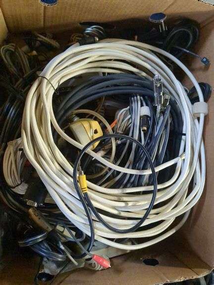 Assorted Electrical Cables And Remote Controls Delaware Auction Center