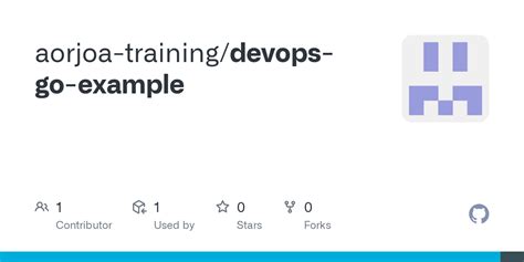 Github Aorjoa Trainingdevops Go Example