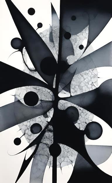 Premium Photo Visual Organic Shapes Abstract Composition