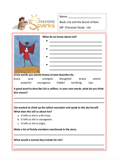 Lila And The Secret Of Rain Resources Ks1 Year 1 Year 2