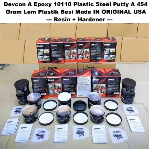 Jual Devcon A Epoxy Plastic Steel Putty A 454gr Type 10110 Lem Plastik