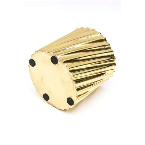 Vintage Brass Fluted Box Desk Accessory Mid Century Modern Chairish