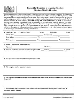 Fillable Online Scdhec Scdhec Queuing Form Fax Email Print PdfFiller