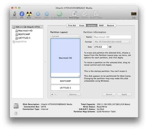 Disk Utility Merging Partitions Separated By Bootcamp Ask Different