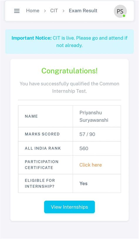 Priyanshu Suryawanshi On Linkedin Successunlocked Internshipjourney