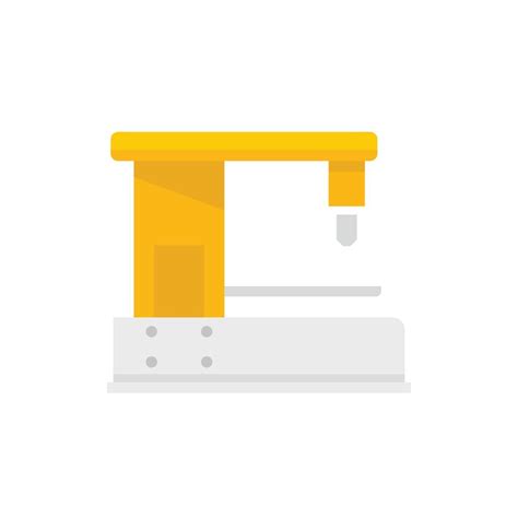 Cnc Milling Machine Icon Flat Isolated Vector 15119295 Vector Art At Vecteezy