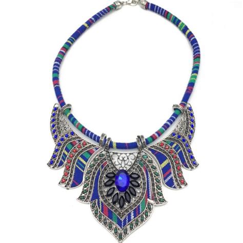 Chunky Bib Statement Torque Choker Bohemia Indian African Egypt Tribal Necklaces Lazada PH