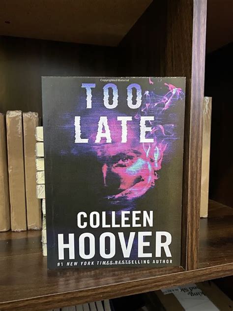 Too Late By Colleen Hoover Lazada PH