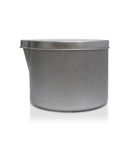 Silver Massage Candle Candle Tin 190ml Nz Candle Supplies