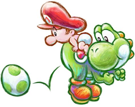 Yoshi Laying An Egg Art Yoshis New Island Art Gallery