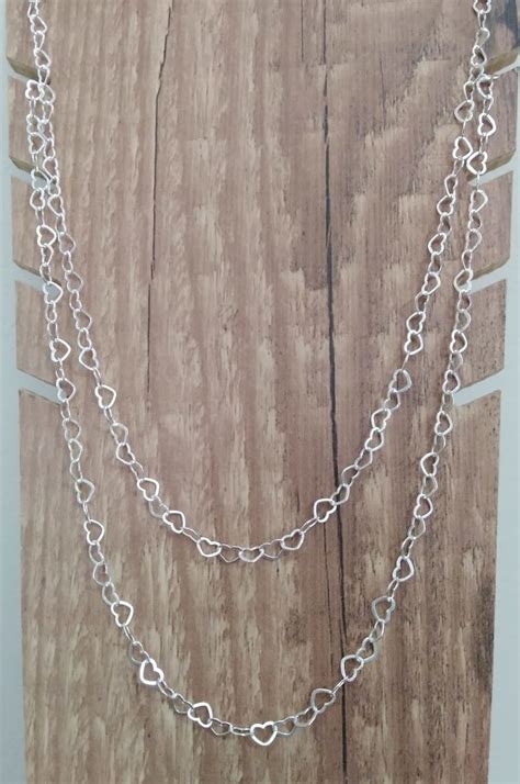 Cordão Elo Coração 40 cm no Elo7 Trilha das Pratas 1477AA8