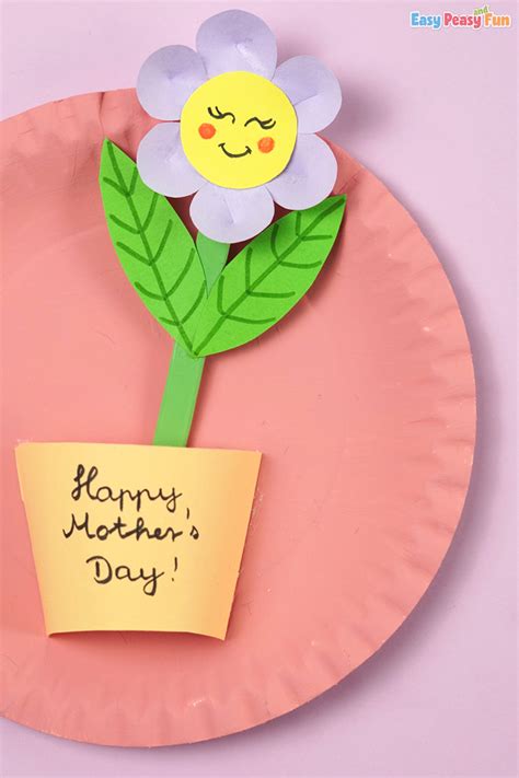 Mothers Day Paper Plate Craft Easy Peasy And Fun