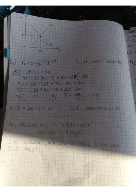 Esercizi Di Macroeconomia Docsity