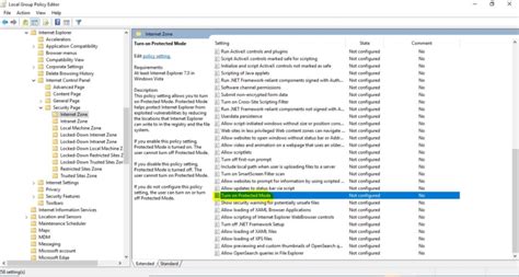 How To Disable Protected Mode In Internet Explorer Windows 10