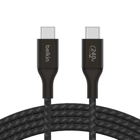 Belkin Câble Usb C Vers Usb C 240w Renforcé Noir 1 M Usb
