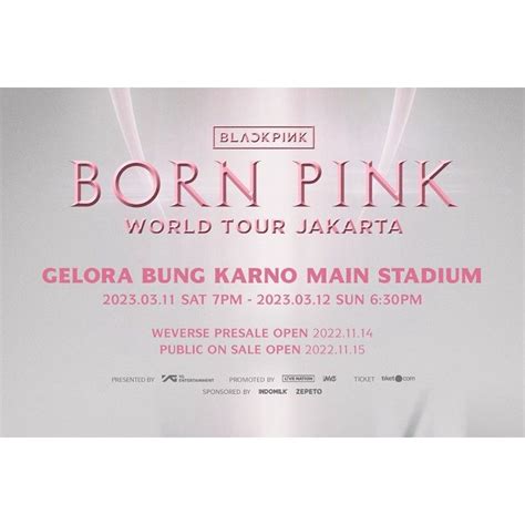 Jual TIKET KONSER BLACKPINK BORNPINK JAKARTA AT GBK Shopee Indonesia