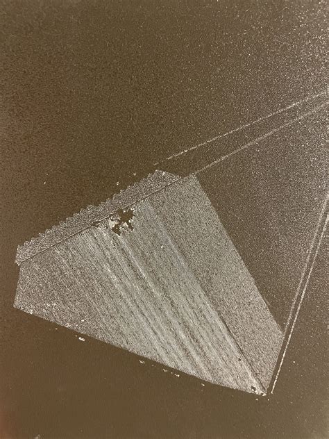 I Got This Weird Thin Layer Print Hardware Firmware And Software