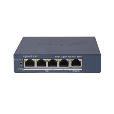 Switch De 4 Puertos Gigabit Poe Administrable Soluciones Intecno