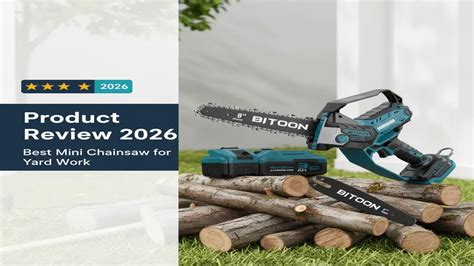Bitoon Mini Chainsaw Review 2026 Cordless Power